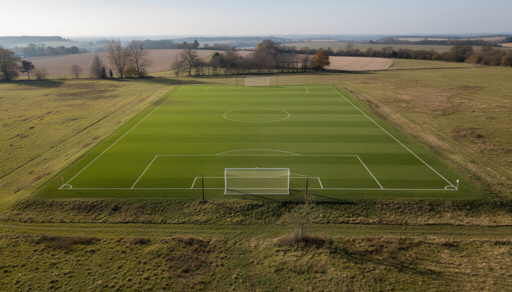 Combien d'hectares fait un terrain de foot