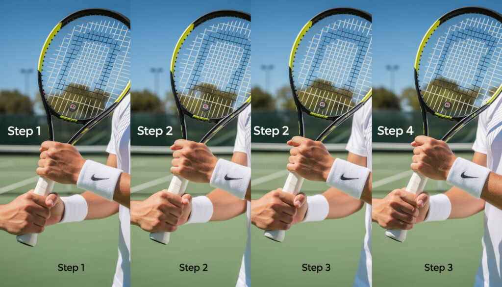 Comment mettre un grip sur une raquette de tennis